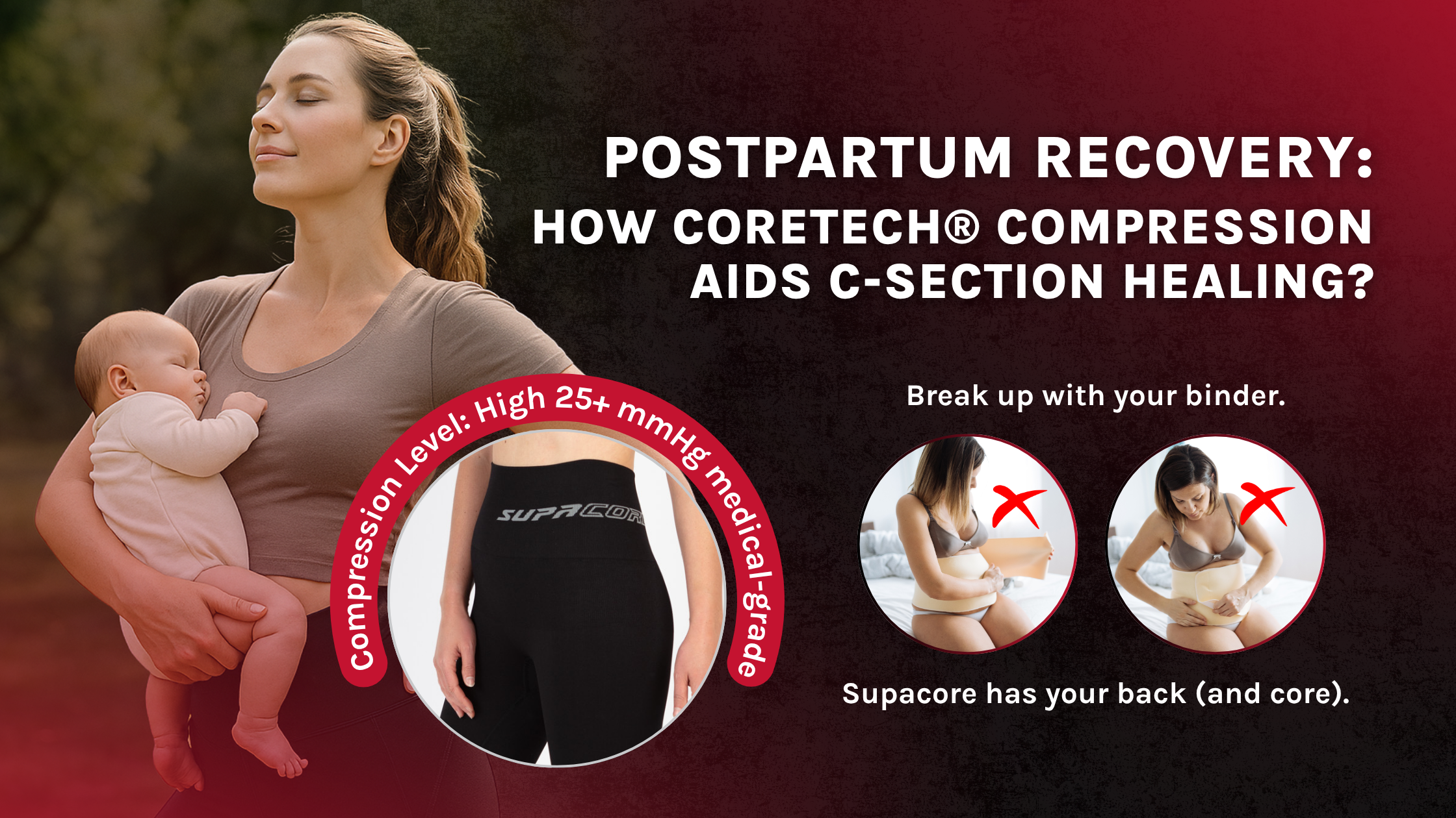 Postpartum Recovery: How Coretech® Compression Aids C-Section Healing ...