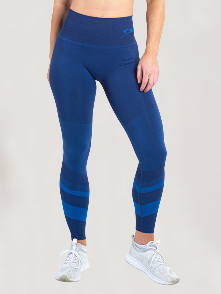 Patented Blue postpartum Compression Tights, Medical womens Leggings ...
